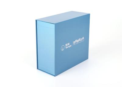 China Grey Rigid Magnetic Paper Box , Offset Printed Recycled Cardboard Jewelry Boxes for sale