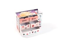 China 5 Piece Drawers Cardboard Candy Box Kraft Paper Rigid For pot for sale