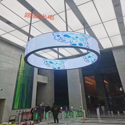 China P1.56 SMD1010 Flexible LED Display Screen Commercial Cylinder For Live Shows And Events for sale