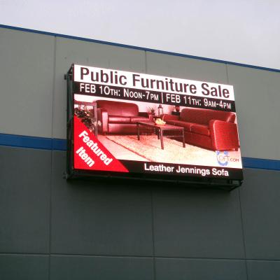 China 6.667mm Outdoor LED Display Board P6 Fixed For Street Audiences for sale