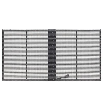 China Semi Outdoor Flexible Transparent LED Display Panel Glass Indoor Window for sale