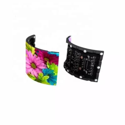 China Indoor P1.8mm Flexible LED Panel Screen Display Circular Curved Shaped Cylinder for sale