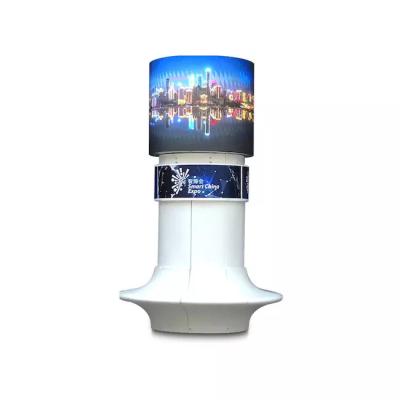 China HD P2.5mm Flexible LED Display Screen Soft Cylinder Commercial Curved Cube for sale