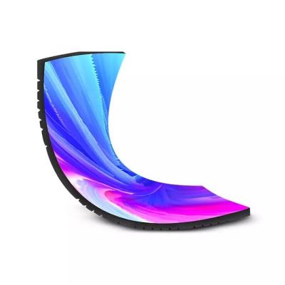 China Curved Commercial Cylinder Flexible LED Screen Panel SMD1010 for sale