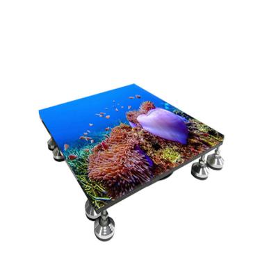 China Stage Floor LED Display Screen Anti Collision Waterproof Interactive Dance P3.91 for sale