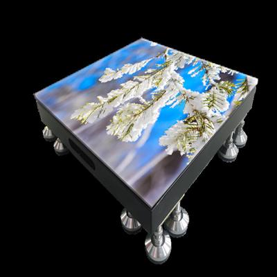 China Full Color P3.9 Wedding Party Stage Interactive Dance Floor LED Display Screen for sale