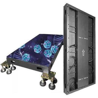 China Full Color 500x1000mm Dance Floor Led Screen P3.91 With Interactive Games for sale