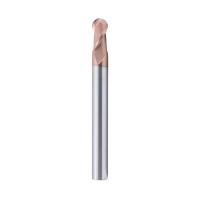 China TiAISiN Coated 10mm 2Flutes Carbide Ball Nose End Mill For Carbon Steel Alloy Steel Cast Iron for sale