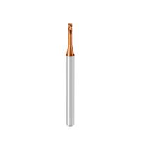 China HRC55 1mm Solide Carbide End Mill 2 Flutes Long Neck Short Flutes Square End Mill for sale