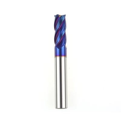 China 20mm 4flutes flat End Mill TiAISiNX Square End Mill For Steel & Cast Iron 20*45*20*100 for sale