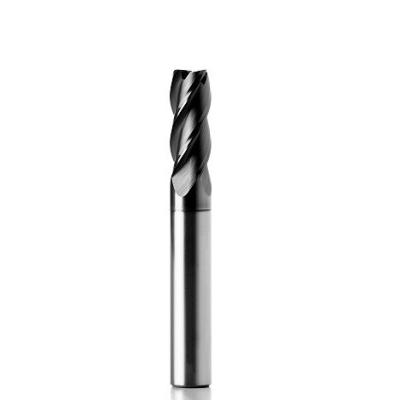 China 8mm Dia 4 Flute AITiN Coated Solid Tungsten Carbide End Mill 8mm Shank For Steel for sale