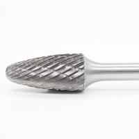 China SF Tree Radius End Tungsten Carbide Burr Double Cut 1/4