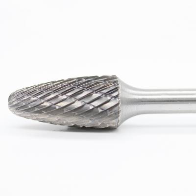 China SF Tree Radius End Tungsten Carbide Burr Double Cut 1/4