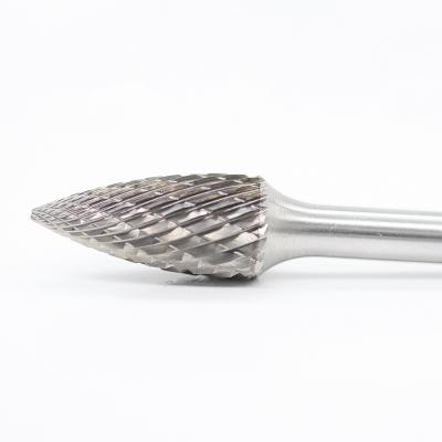 China SG-5 Carbide Burr Tree Pointed-End Double Cut For Die Grinder 1/2