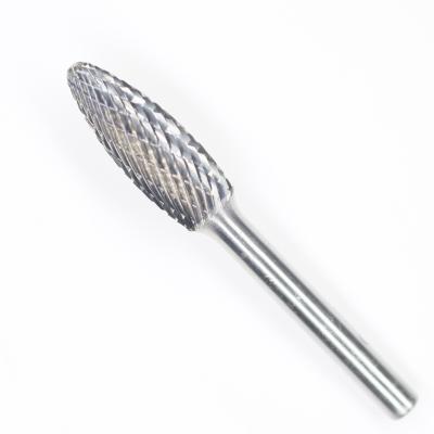 China SH-6 Flame Carbide Burr Double Cut For Die Grinder 5/8