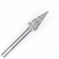 China SM-1 Tungsten Carbide Rotary Burr Cone Pointed End Type For Die Grinder With 1/4