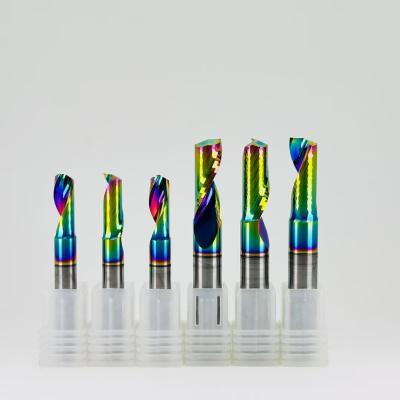 China 14mm Single Flute End Mill For Aluminium, Router Bits For Door And Window Milling Cutter DLC Coating for sale
