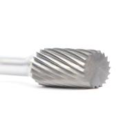 China 12mm SA Cylinder Carbide Burrs 6mm Shank Without End Cut 70mm Overall Length Single Cut for sale