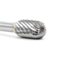 China SC Single Cut Ball Nosed Cylinder Carbide Burr 10mm*20mm With 6mm Shank Dia. for sale