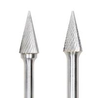 China M Type 6mm*13mm Tungsten Carbide Burr Cone Pointed End Type With 6mm Shank for sale