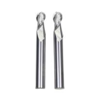 China HRC 55° R5*10*20*10*75 2 Flutes Ball Nose End Mill For Aluminum Without Coating for sale