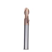 China 8mm Carbide Ball Nose End Mill R4*8*16*8*100L For Carbon Steel Alloy Steel Cast Iron TiAISiN Coated for sale