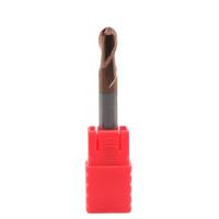 China 8mm Dia R4*8*16*8*150L 2Flutes TiAISiN Carbide Ball Nose End Mill For Carbon Steel Alloy Steel Cast Iron for sale
