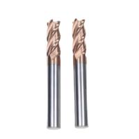 China 8mm Dia 8*20*8*60 TiAISiN Coated 4 Flat Flutes Carbide Square End Mill For Carbon Steel Alloy Steel Cast Iron for sale