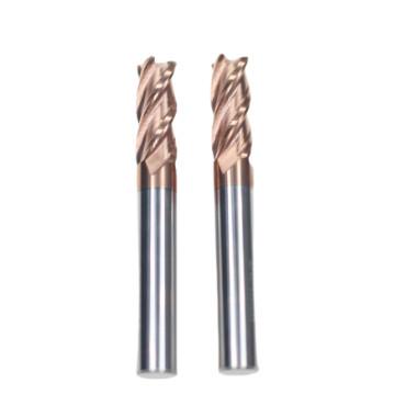 China 8mm Dia 8*20*8*60 TiAISiN Coated 4 Flat Flutes Carbide Square End Mill For Carbon Steel Alloy Steel Cast Iron for sale