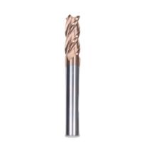 China 12*30*12*75 TiAISiN Coated 4 Flat Flutes Carbide Square End Mill for Carbon Steel Alloy Steel Cast Iron Cut Diameter 12mm for sale