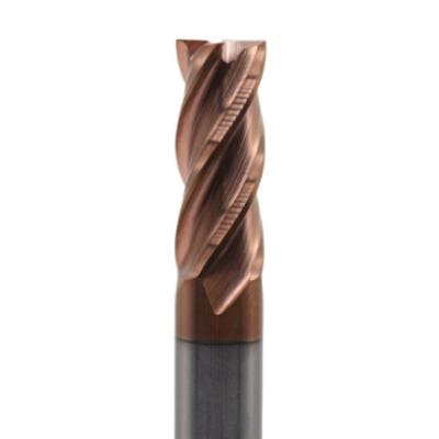 China 16*45*16*100 TiAISiN Coated 4 Flute Carbide Square End Mill for Carbon Steel Alloy Steel Cast Iron 16mm Cut Diameter for sale