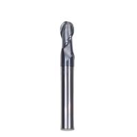 China 16mm R4*8*16*8*60 2 Flutes Ball End Mill AITiN Coated for Carbon Steel Alloy Steel Stainless Steel Cast Iron Machining Tool for sale