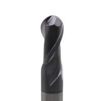 China 16mm 2 Flutes Ball End Mill R8*16*32*16*100 2 Flutes Ball End Mill AITiN Coated For Carbon Steel, Alloy Steel, Stainless Steel, Cast Iron for sale