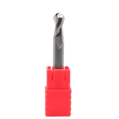 China HRC 55° R3*6*12*6*150L 2 Flutes Ball Nose End Mill For Aluminum Without Coating for sale