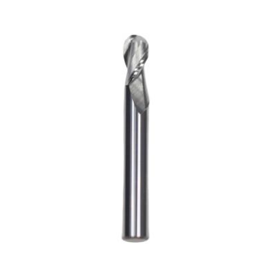 China HRC 55° R10*20*40*20*150L 2 Flutes Ball Nose End Mill For Aluminum Without Coating for sale