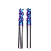 China 12mm Dia 12*45*12*100L-4F Flat End Mill TiAISiNX Square End Mill For Steel & Cast Iron for sale
