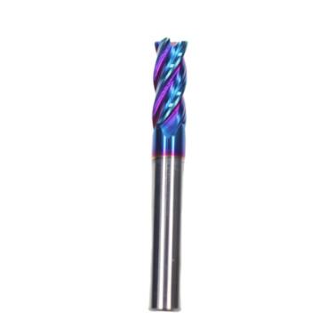 China 8mm Dia 8*20*8*60-4F Flat End Mill TiAISiNX Square End Mill For Steel & Cast Iron for sale