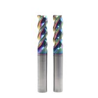 China 10C0.5*75 3Flutes DLC Coating High Efficiency Solid Carbide Dynamic End Mill for Aluminum Integrated Roughing and Precision Machining for sale