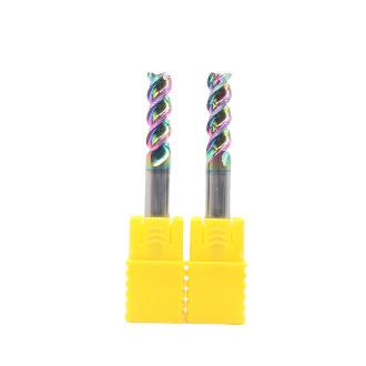China 10mm Shank Diameter 10*30*10*75*3T 3Flutes DLC Coating Solid Carbide Dynamic End Mill for Cast Aluminum Alloy si 12% for sale