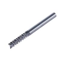 China Uncoated 4.0*12*45L*4 Solid Carbide Corn Teeth End Mill CNC Router Corn Bit for sale