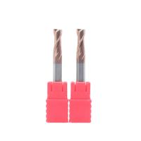 China 8mm Dia 8*20*8*60 TiAISiN Coated 2 Flutes Flat Carbide End Mill For Carbon Steel Alloy Steel Cast Iron for sale