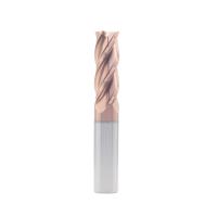 China 8*20*8*60 TiSiN Coated 4 Flute Carbide Square End Mill for Carbon Steel Alloy Steel Cast Iron 8mm Cut Diameter for sale