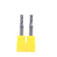 China 5mm Dia 5*13*5*50 AITiN Black Nano Coating 4 Flute Carbide Square End Mill For Steel Cast Iron for sale