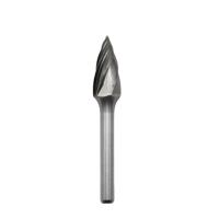 China G Shape Standard Carbide Burr 10mm*20mm Pointed Tree Carbide Burr On 6mm Shank Aluminum Cut for sale