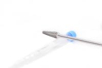China Customized L- Ball Nosed Cone Shape Tungsten Carbide Burrs 12*28 Standard Double Cut 6mm Shank With 178 Overall Length for sale
