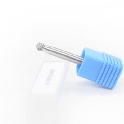 China D-Ball Shape Tungsten Carbide Burrs Ball Shape 6mm*5mm standard double cut with 6mm shank for sale