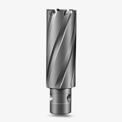 China 60mm Cut Dia X 100mm Cut Depth TCT Annular Cutters 18mm Fein Quick In Shank Carbide Tipped Cutter for sale