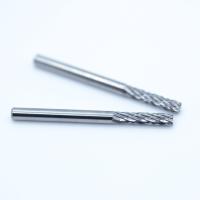 China Solid Carbide Rotary Burr 3mm Cylindrical With End Cut B Shape Double Cut For Steel for sale