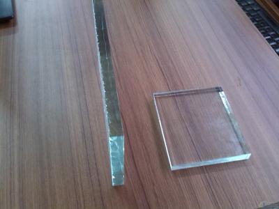 China Customized Low Iron Tempered Glass 20mm 30mm 50mm Safety Glass Ultra Clear for sale