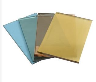 China Colored / Green-F Clear / Low-E Tinted Glass with Modern Type for sale